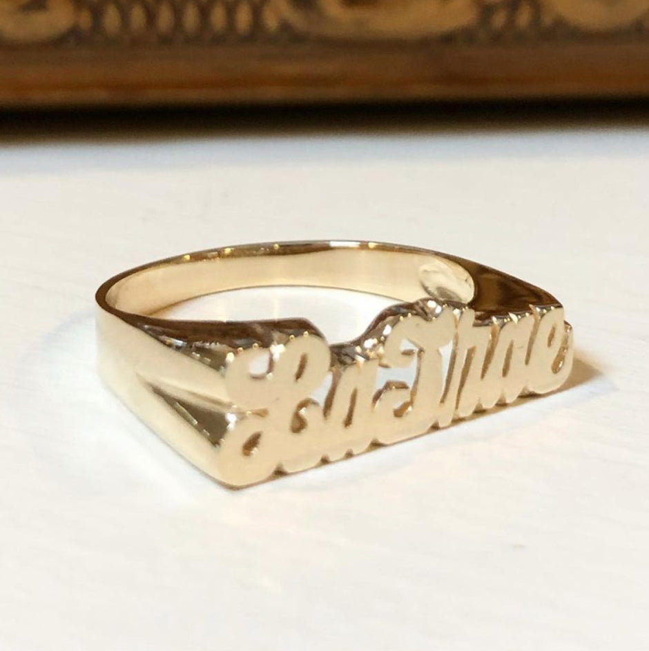 Name Rings – Be Monogrammed