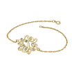 Vine Script Monogram Bracelet – Be Monogrammed