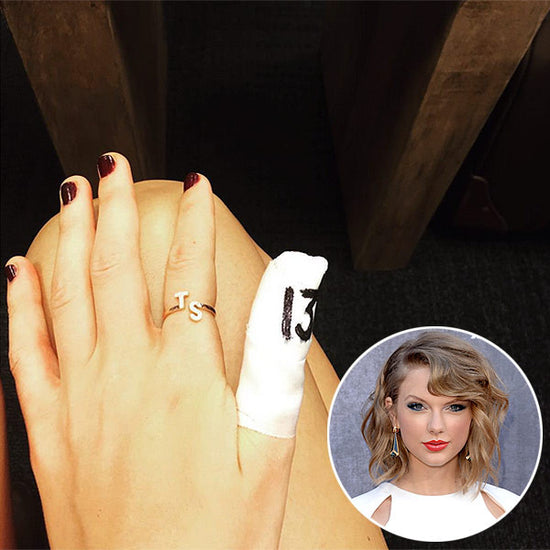 Staggered Two Initial Ring - Taylor Swift – Be Monogrammed